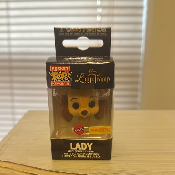 disney funko | Other | Disney Lady And The Tramp Flocked Keychain ...